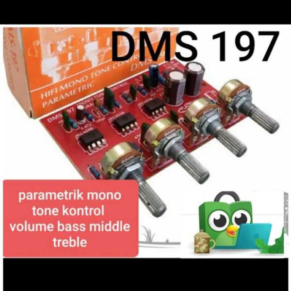 Jual dms 197 parametrik tone kontrol control mono middle toa vokal ...