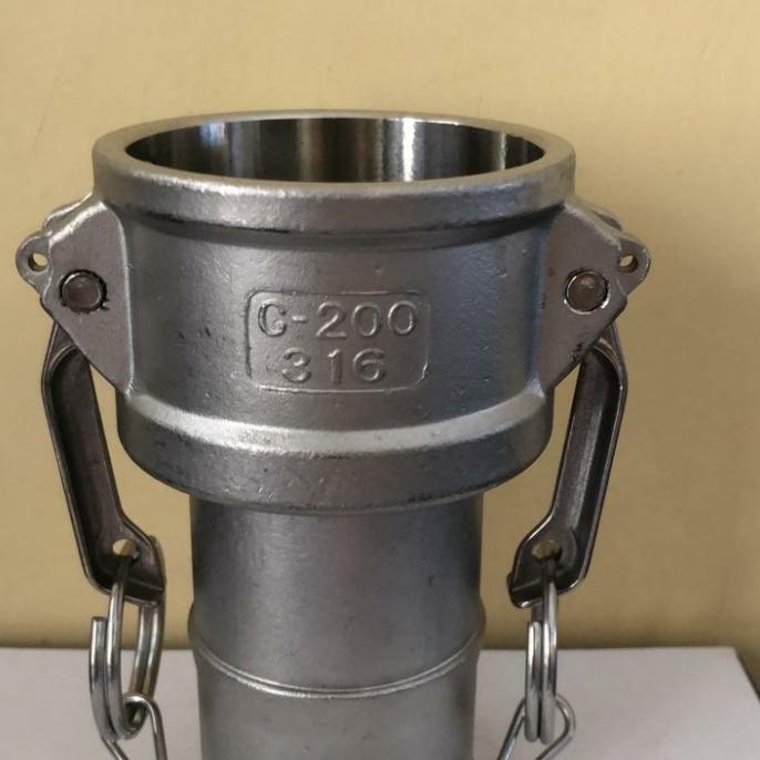 Jual HARGA DISKON camlock coupling stainless ss316 2" C (200 C ...