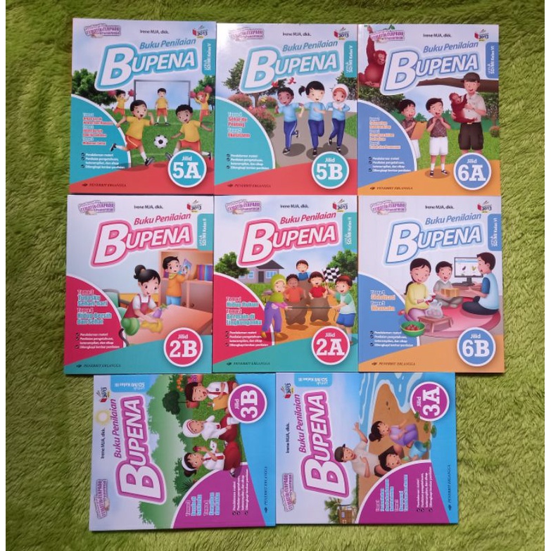 Jual ORIGINAL BUKU PENILAIAN BUPENA TEMATIK TERPADU KELAS 2A 2B 3A 3B ...