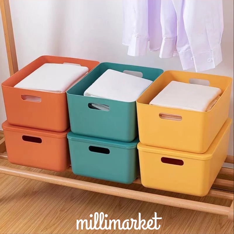 Jual TAMA PLASTIC CONTAINER COLOR STORAGE - 16L/ storage + tutup ukuran ...