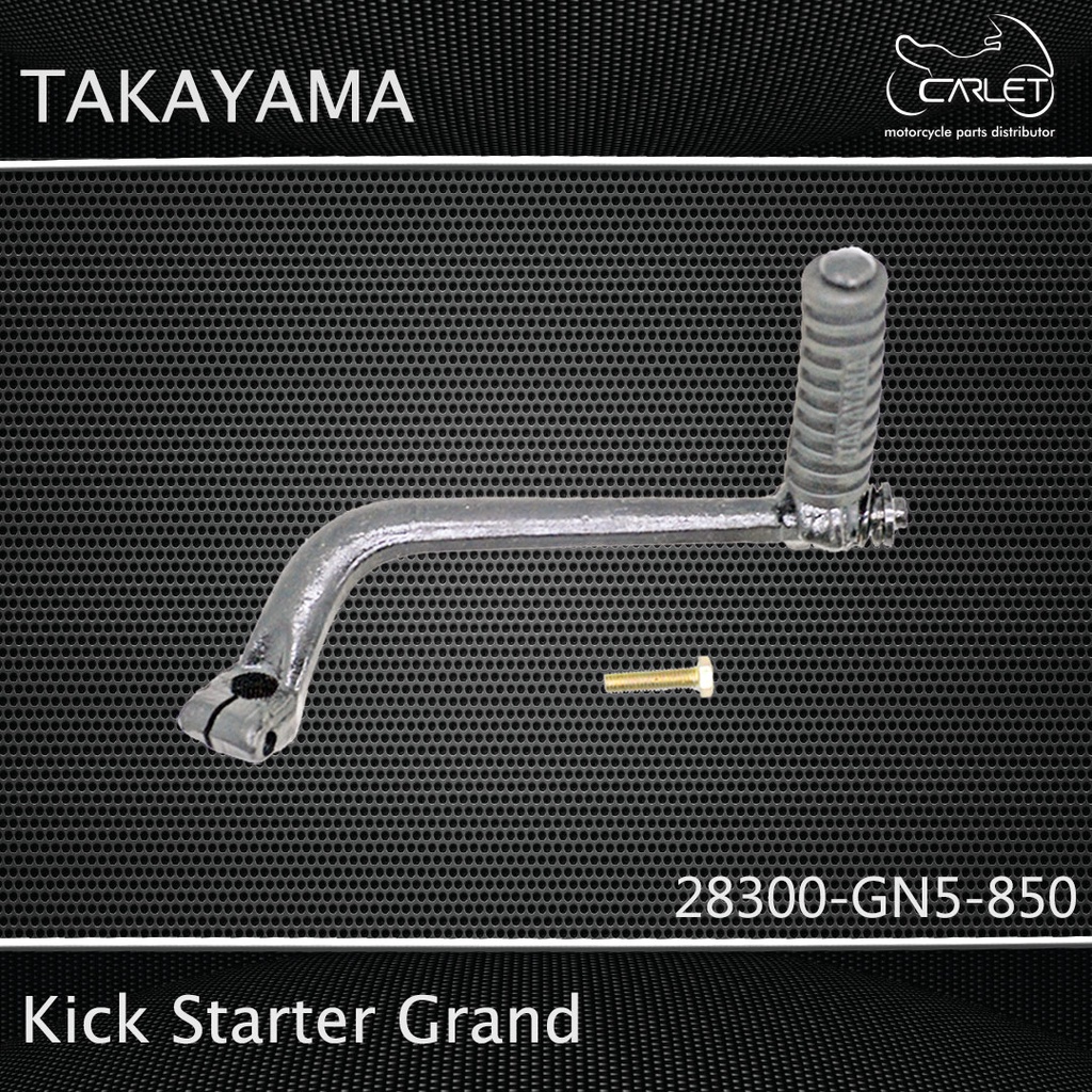 Jual Takayama Kick Starter / Pedal Slah Grand (Black+Karet) | Shopee ...