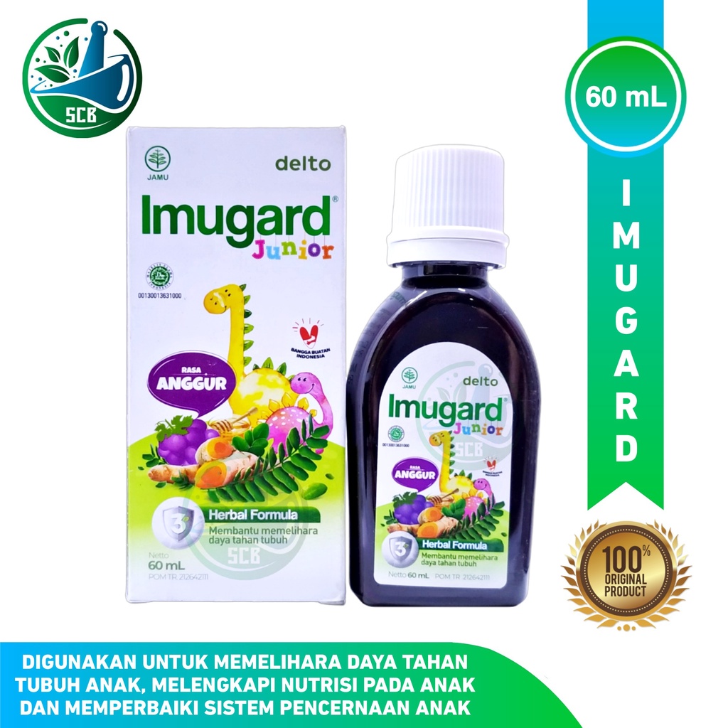 Jual Imugard Junior Rasa Anggur 60 mL - Memelihara Daya Tahan Tubuh ...