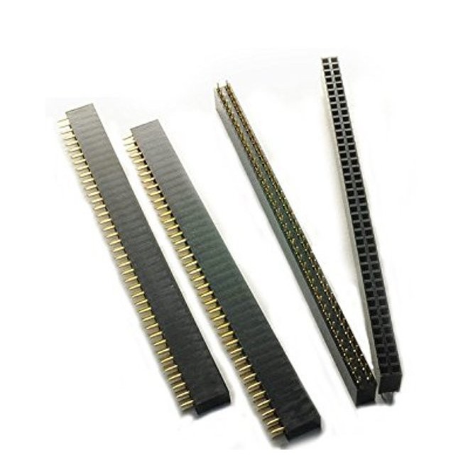 Jual Pin Header Double Fimale ( DUAL ROW 2X40 2.54MM ) | Shopee Indonesia