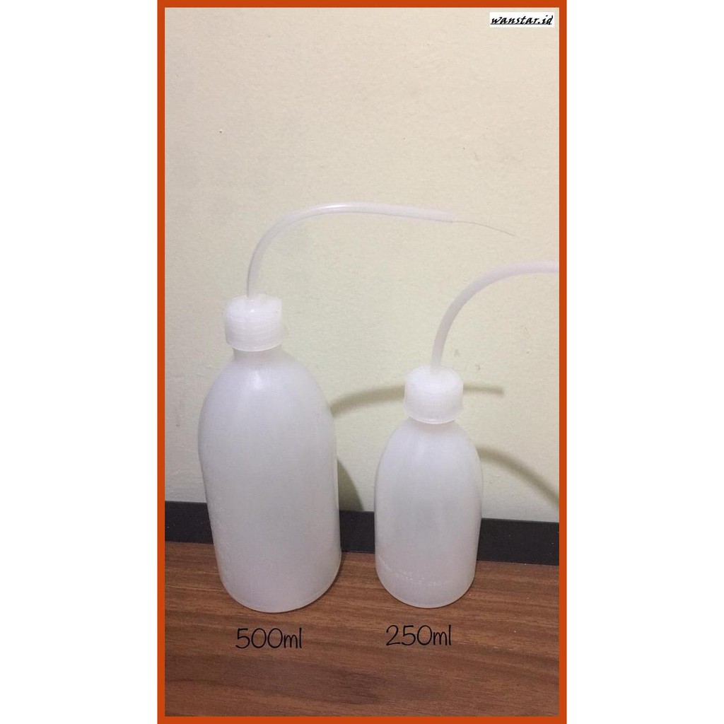Jual Muirotarobal- Labu Botol Semprot Aquades Betadine Wash Bottle ...