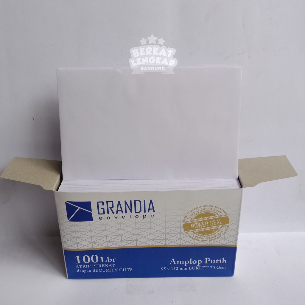 Jual Amplop Polos 104 / Amplop Putih Pendek / Amplop Lem (Isi 100 ...
