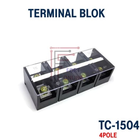 Jual Terminal Blok TC-1504 4POLE 150A MERK FORT | Shopee Indonesia