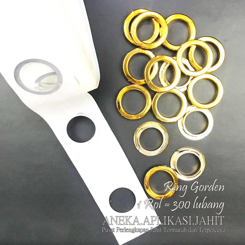 Jual SMOKERING / SMOKE RING GORDEN / GORDYN WARNA GOLD / EMAS PER ROL ...