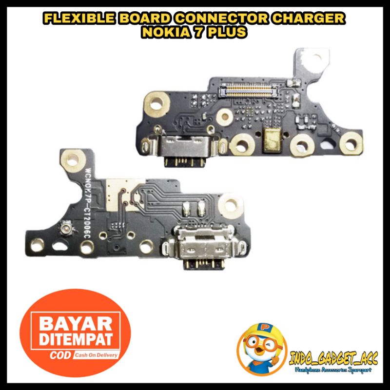 Jual FLEXIBLE BOARD CONNECTOR KONEKTOR CHARGER PAPAN CAS NOKIA 7 PLUS ...