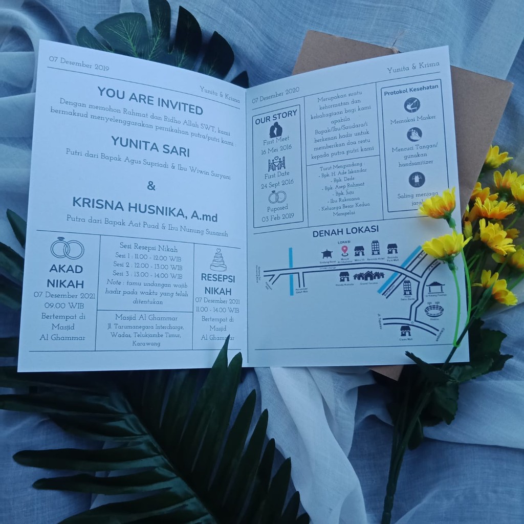 Jual Undangan Pernikahan Model Koran dengan Game | Shopee Indonesia