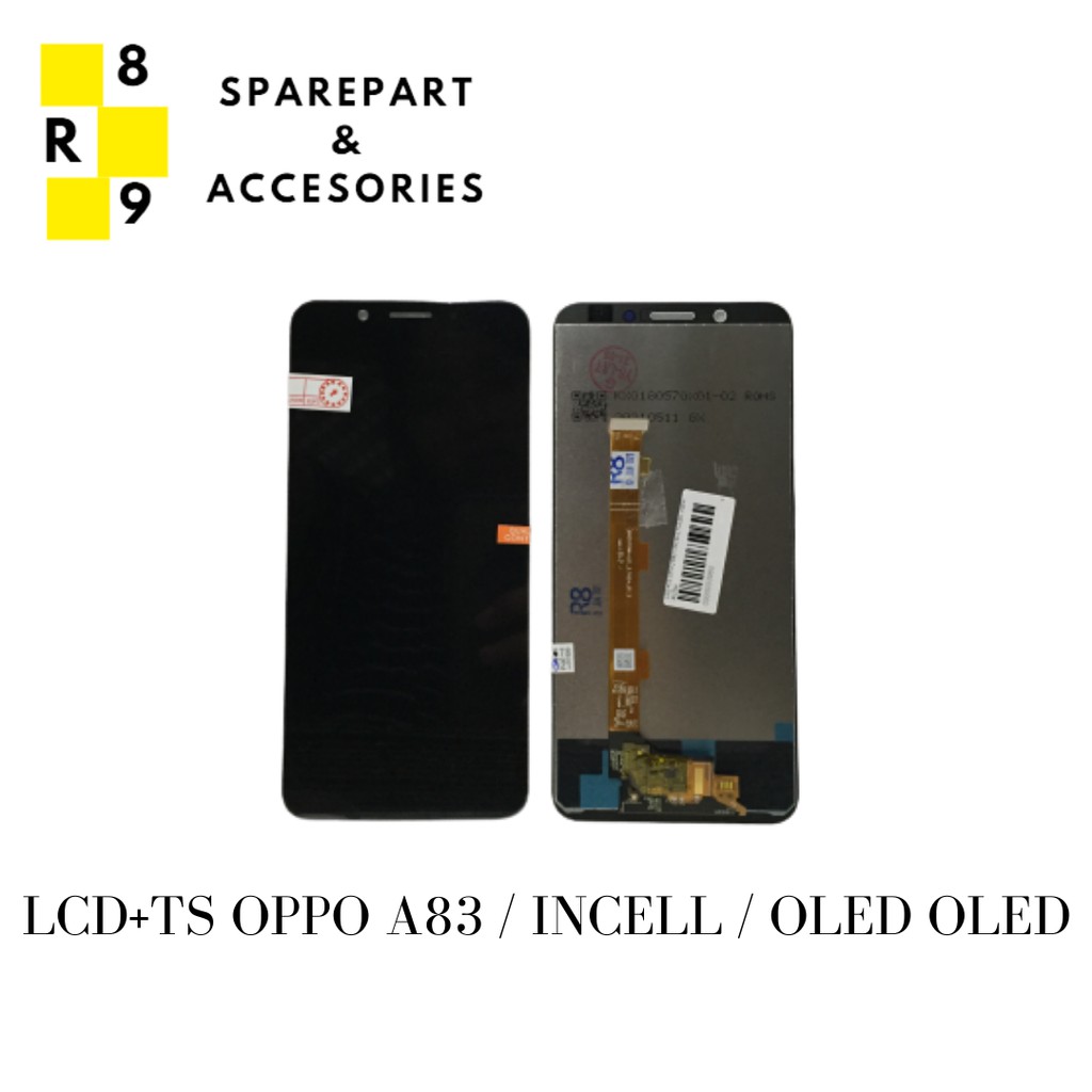 Jual LCD + TS OPPO A83 / INCELL / OLED OLED HITAM / PUTIH | Shopee ...