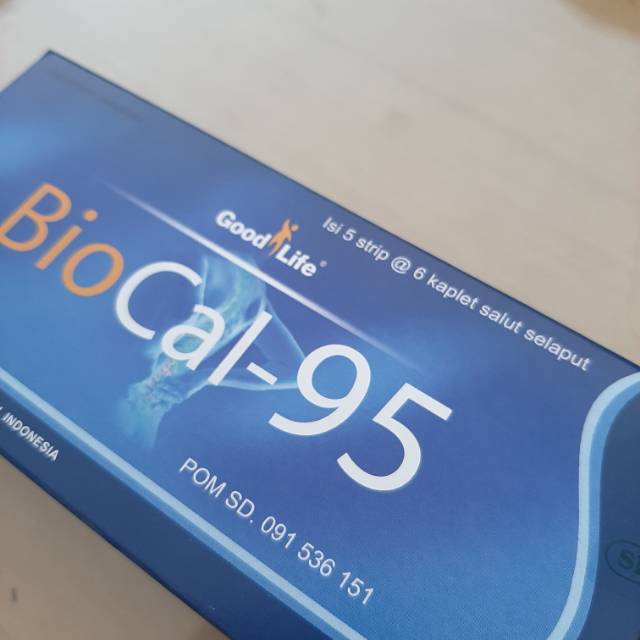 Jual PROMO!! BIO CAL 95 Biocal calcium + Vit D3, satu perusahaan dengan ...