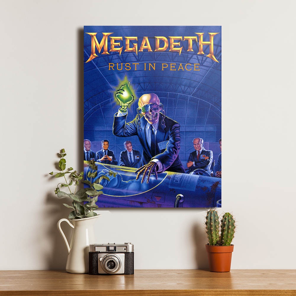 Jual Megadeth Poster Rust In Peace Album Dekorasi Hiasan Dinding ...