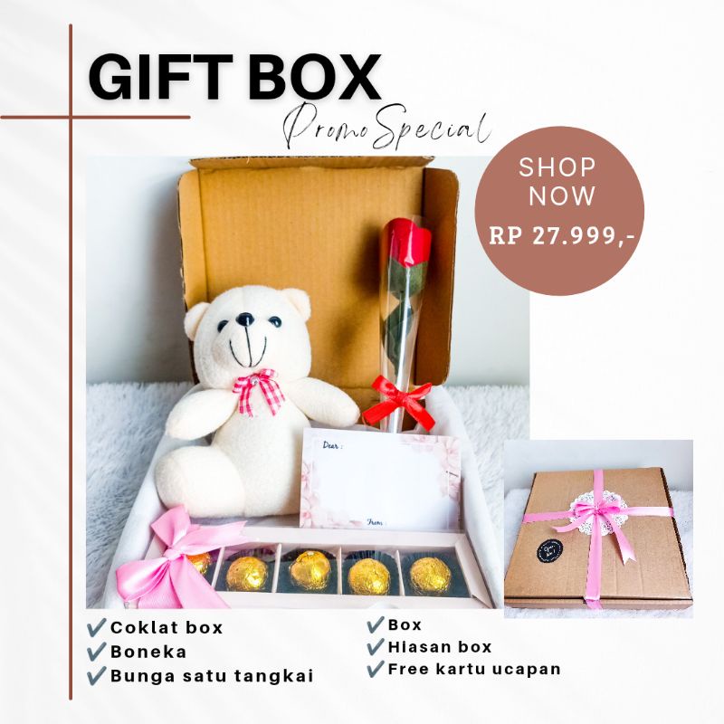 Jual kado ulang tahun, gift box, kado wisuda, kado anniversary | Shopee ...