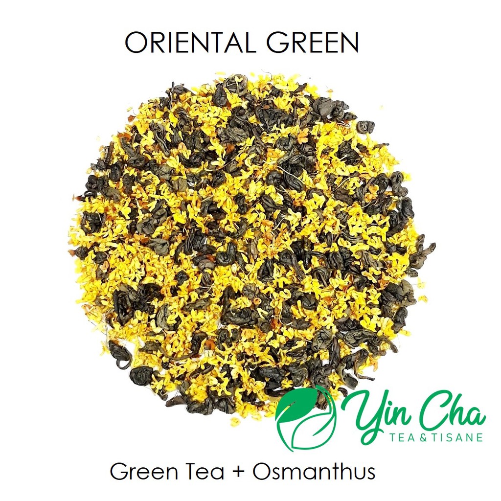 Jual ORIENTAL GREEN-Green Tea+Osmanthus Tea & Tisane Blend 15 Gram ...