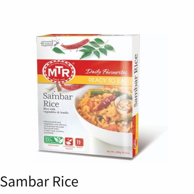 Jual paling diminati] Makanan India Mtr Ready to Eat Sambar rice 300g ...
