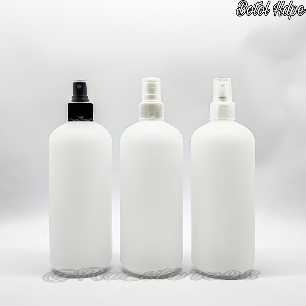 Jual Botol kosong Spray Varian warna 500ml HDPE Natural Botol kosong HDPE 500ml Natural spray ...