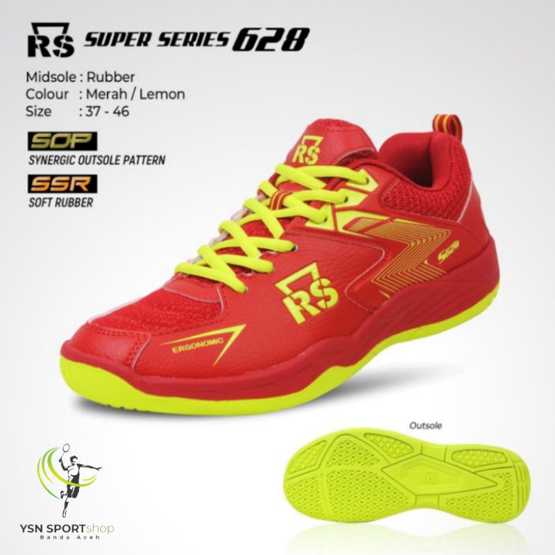 Jual SEPATU BADMINTON RS SUPER SERIES ORIGINAL PRODUK | Shopee Indonesia