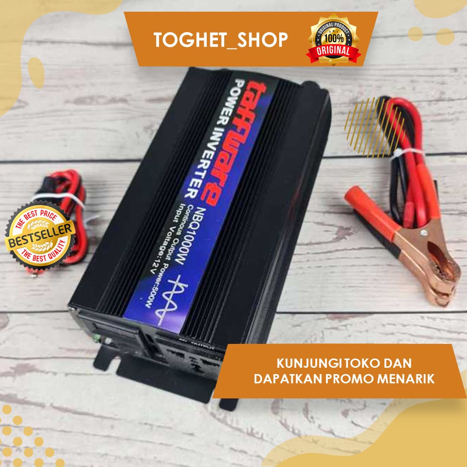 Jual Alat Pengubah Arus DC Ke AC Pada Mobil Car Power Inverter DC 12V ...