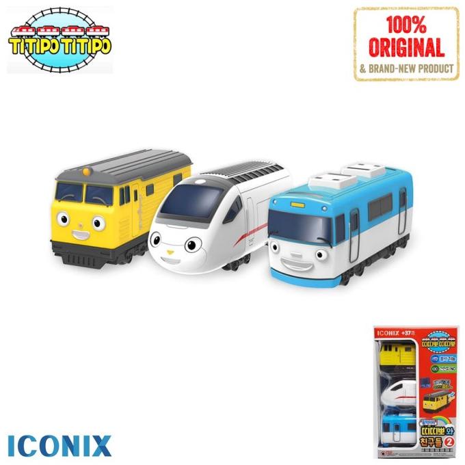 Jual Iconix Titipo The Little Train PullBack Train Loco Xingxing Eric ...
