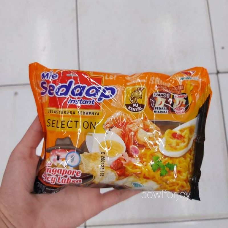 Jual MIE SEDAAP SELECTION RASA SINGAPORE SPICY LAKSA | Shopee Indonesia