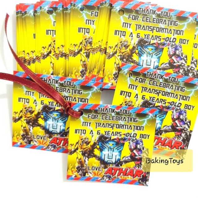 Jual Thank you Card Souvenir Nasi Box Bento / Kartu ucapan Birthday ...