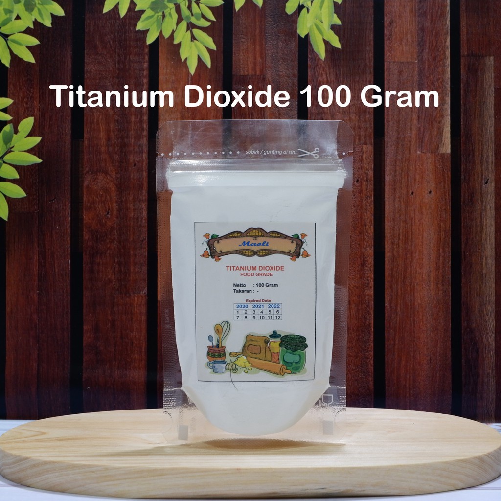 Jual Titanium Dioxide Food Grade 100 gram / TiO2 Food Grade / Pemutih ...