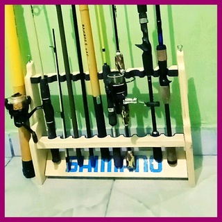 Jual Tempat Joran Rak Dinding Joran Rod Holder / Rak joran pancing kayu ...