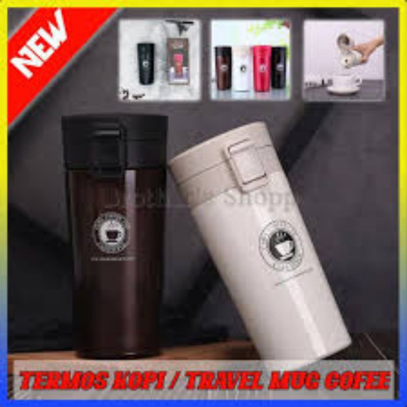 Jual [400gr] T220 | TERMOS KOPI / VACUUM TUMBLER GELAS MUG COFFEE PANAS ...