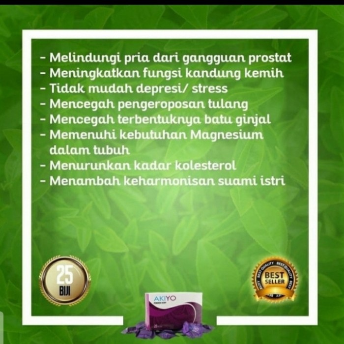 Jual promo herbal AKIYO Permen Asli 25pcs (bukan soloco/lorenxo) manjur ...