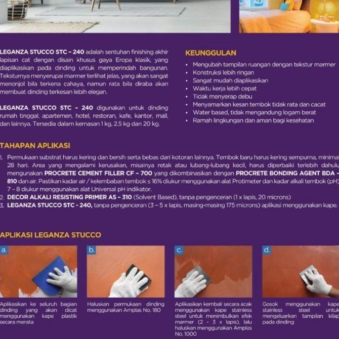 Jual Cat Texture Marmer PROPAN LEGENZA STUCCO STC-240 - 1 LT | Shopee ...