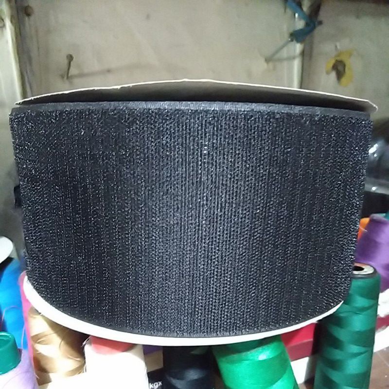 Jual Velcro perekat 10cm warna hitam 1roll ( halus/kasar) | Shopee ...