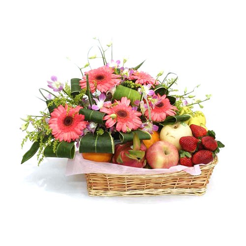 Jual Parcel Buah Bunga Keranjang Parsel Buah Segar Paket Parcel Buah ...