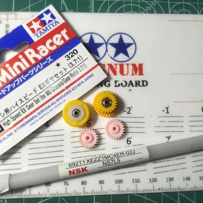 Jual Tamiya gear set ( 3.7 : 1 ) for ma / ms modif / gear floating ...