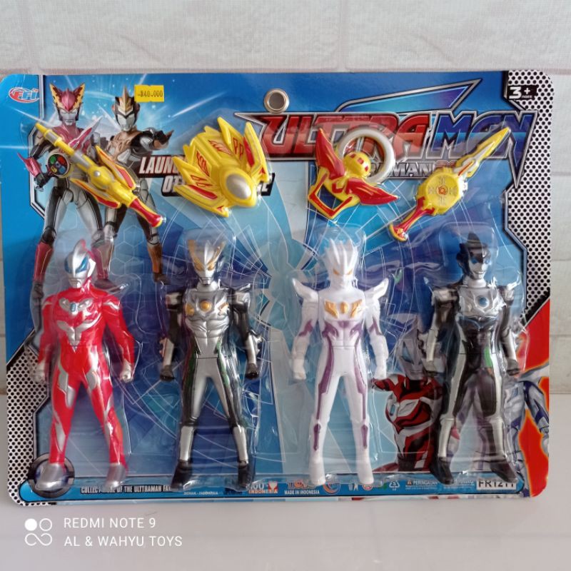 Jual MAINAN FIGURE KARAKTER ULTRAMAN + SENJATA | Shopee Indonesia