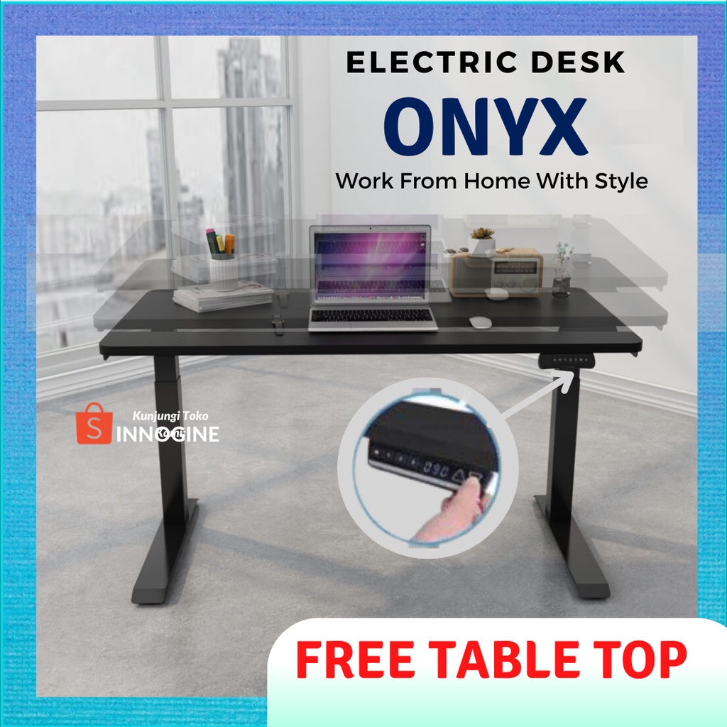 Jual Standing Desk Meja Adjustable Meja Kantor Minimalis Meja Gaming ...