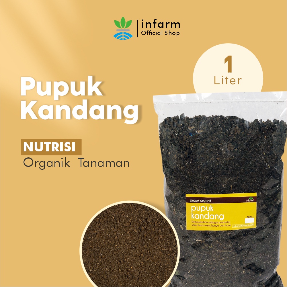 Jual INFARM - Media Tanam Organik Pupuk Kandang Gratis Label Tanaman 1 ...