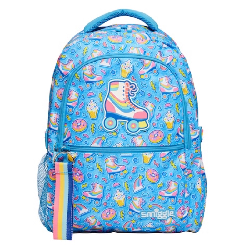 Jual Smiggle Bright Side Classic Attachable Backpack Blue | Shopee ...
