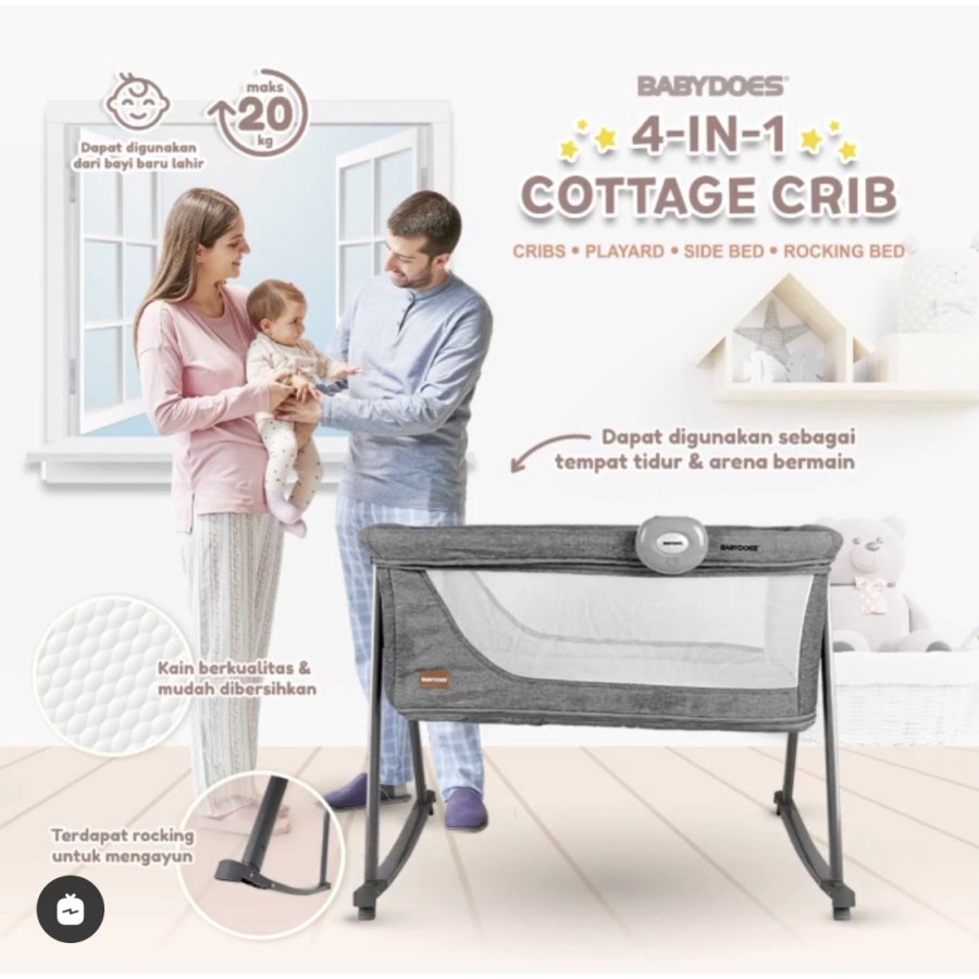 Jual BabyDoes BD 1634 Le Pariz / BD 1635 B Side Bed Jiraff / BD 1781 ...