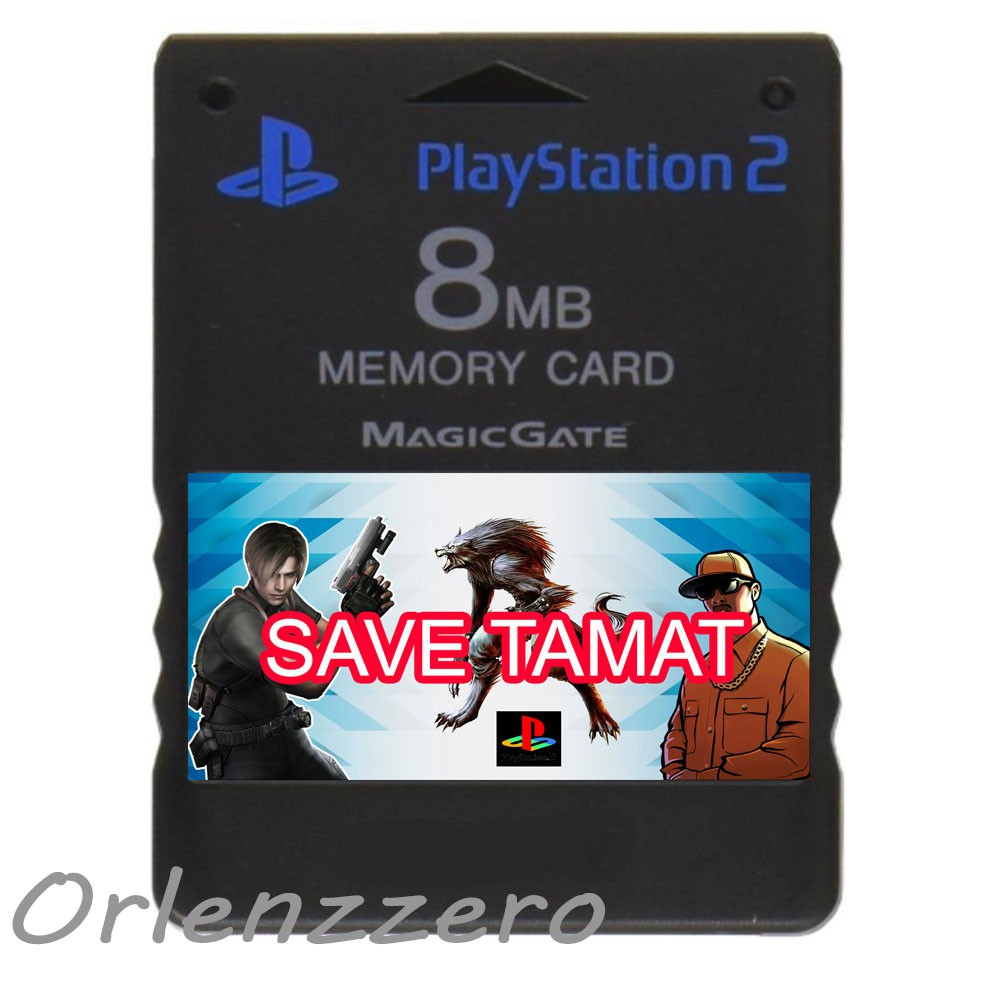Jual Memory Card MC PS2 save tamat full game | Shopee Indonesia