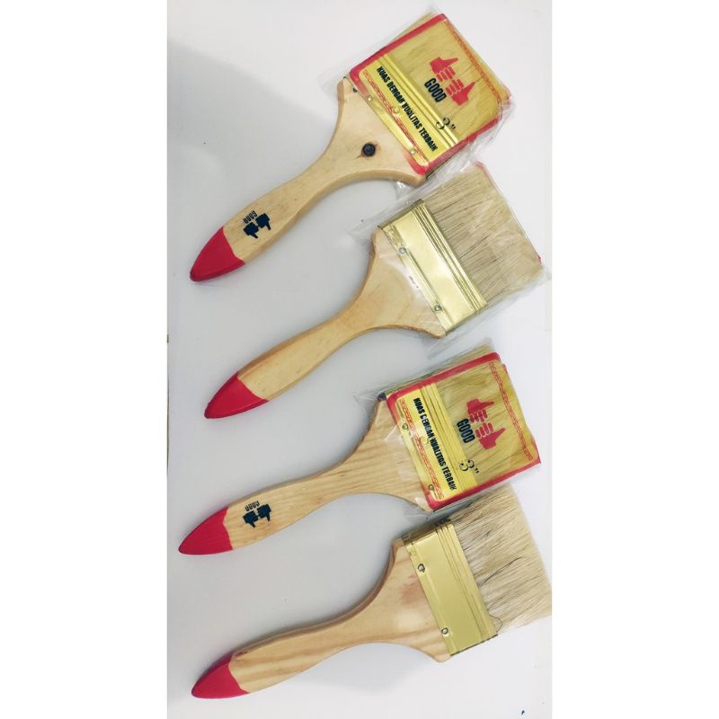 Jual KUAS CAT UKURAN 3 INCH GAGANG KAYU RRT / PAINT BRUSH RRT | Shopee ...