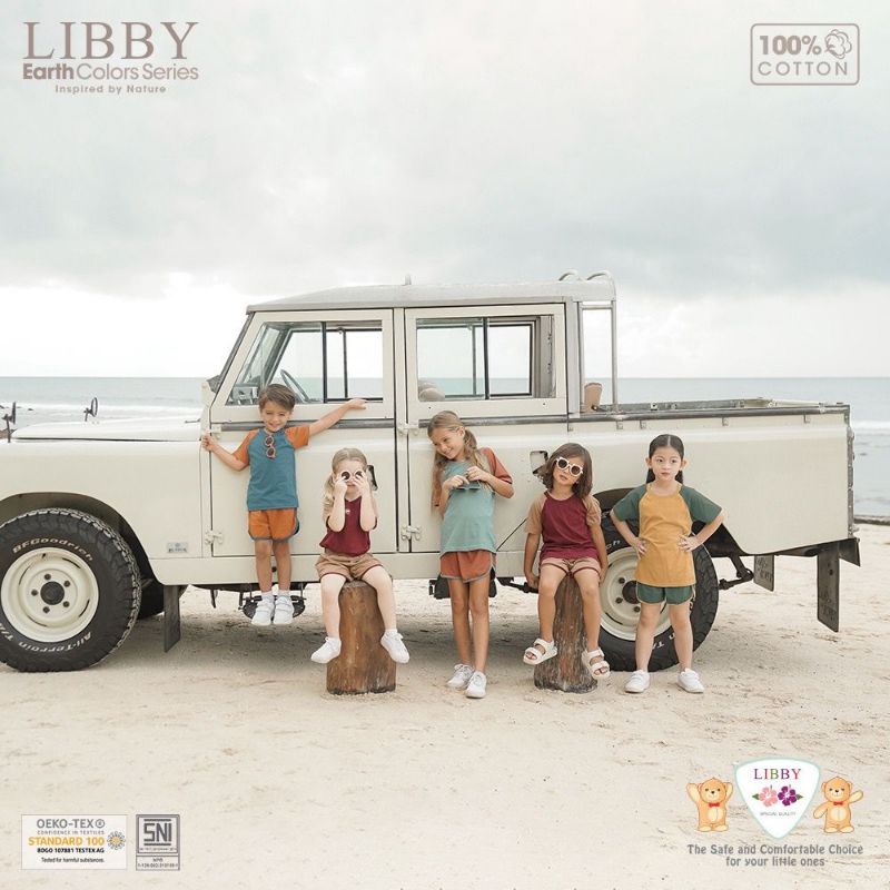 Jual Libby Earth Colors Series Reagan Set Setelan Pendek | Size 9-12, 1 - 8th | Shopee Indonesia