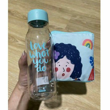 Jual bottle with shoppingbag | botol locknlock + shopping bag ideku ...