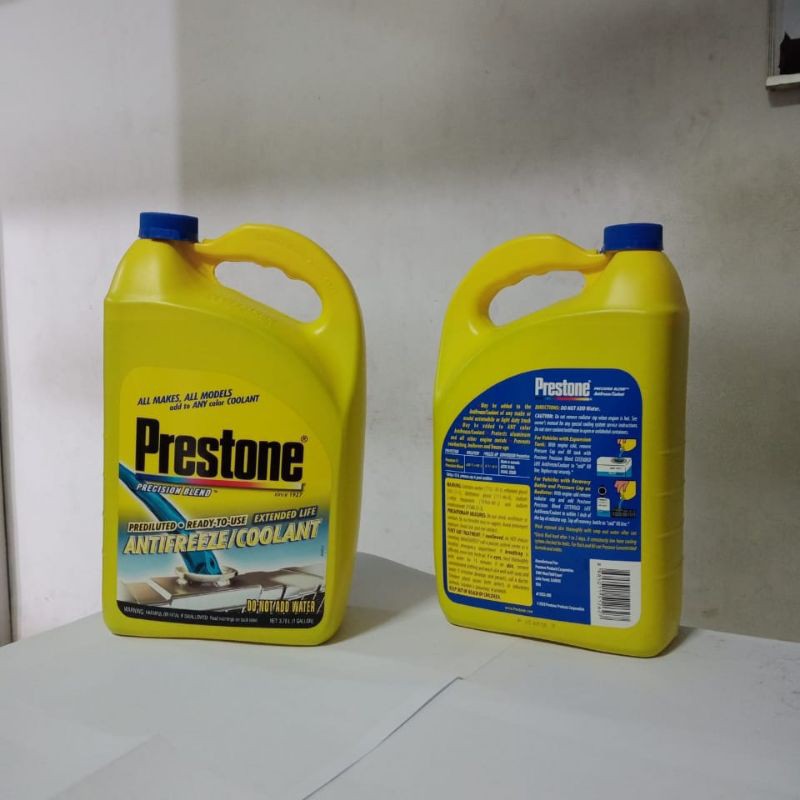 Jual AIR RADIATOR PRESTONE ANTIFREEZE/COOLANT BIRU 3,78L | Shopee Indonesia