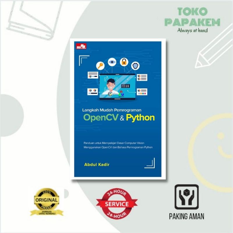 Jual Buku Computer Langkah Mudah Pemrograman Opencv & Python | Shopee ...