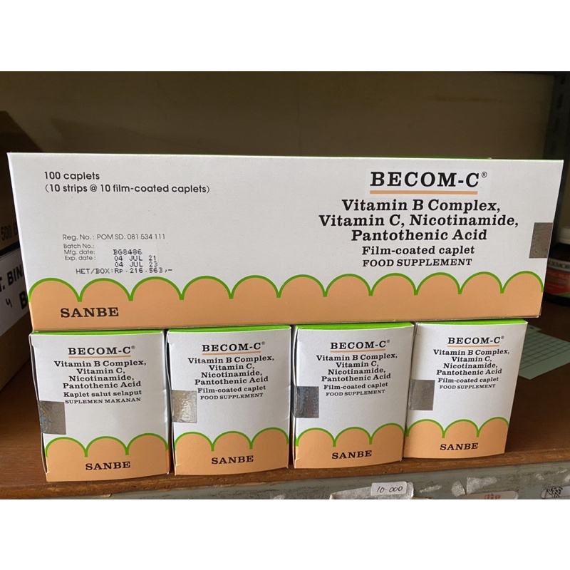 Jual BECOM-C (100 tablet) | Shopee Indonesia