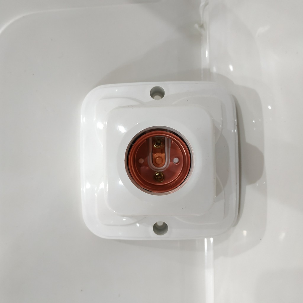 Jual DEXTA Fitting Plafon Persegi Kembang DX-504K Oval Putih Cream ...