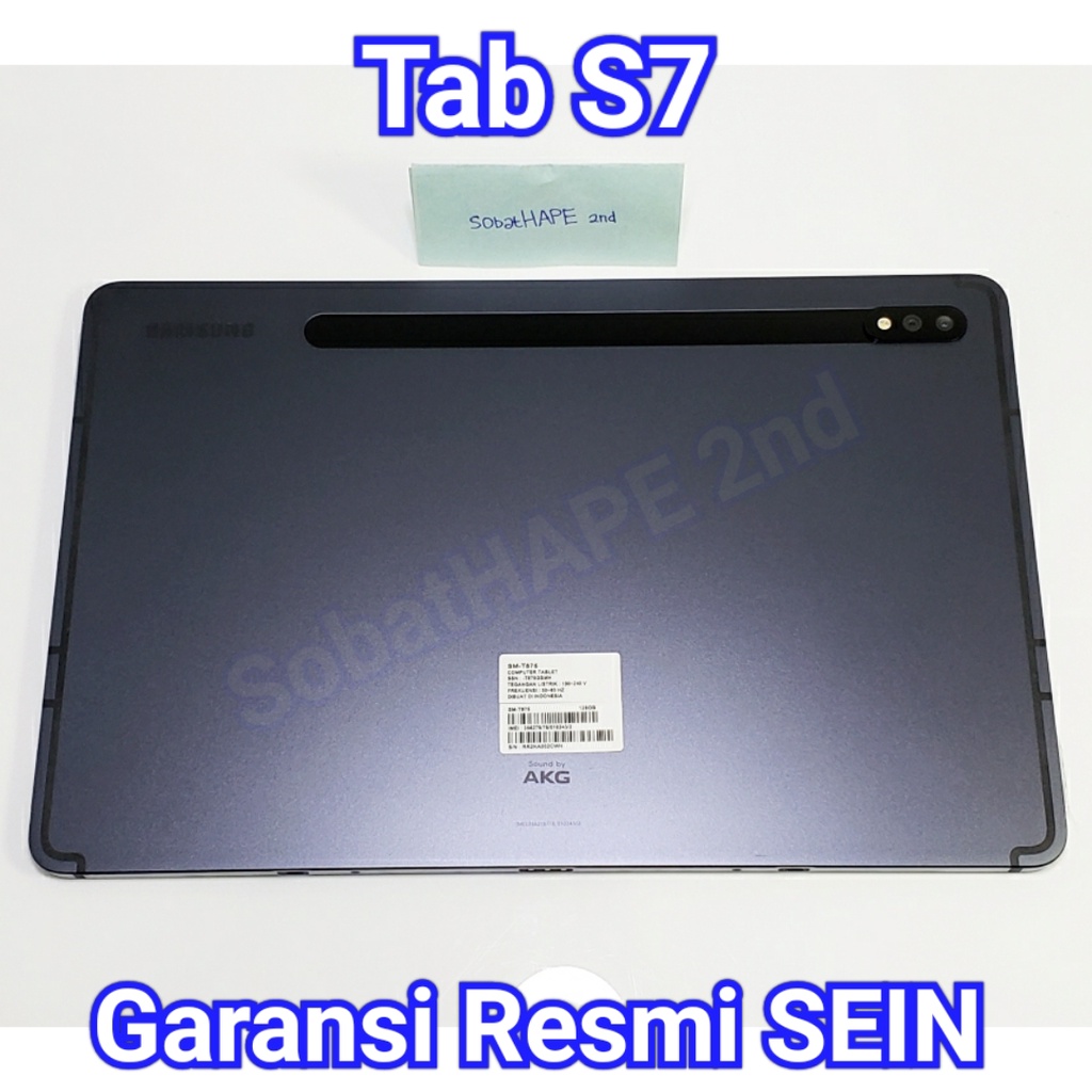 Jual Tablet Samsung Tab S7 SM-T875 4G LTE 11 inches Resmi SEIN Original ...