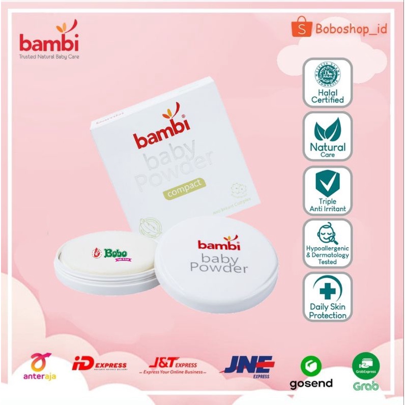 Jual Bambi Baby Powder Compact dan Refill 40gr - Bedak Padat Bayi ...