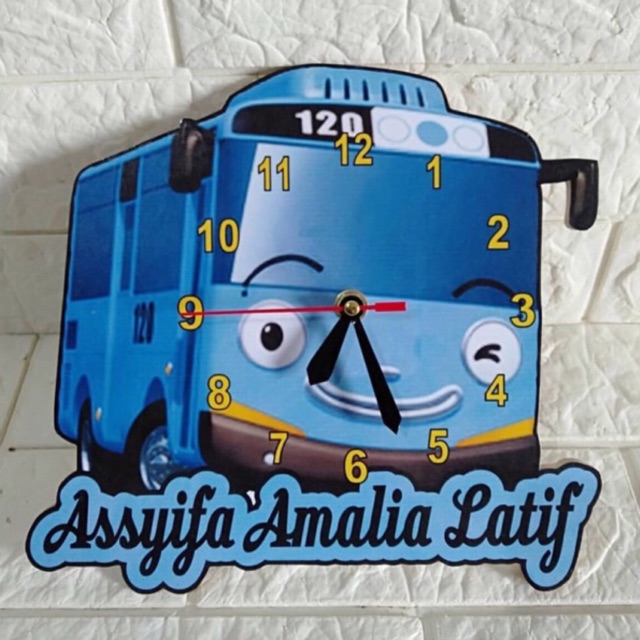 Jual Jam dingding kayu macam macam karakter kado ultah wedding ...