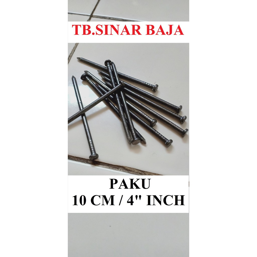 Jual Paku Kayu 10 CM per Kg / Paku 4" inch | Shopee Indonesia